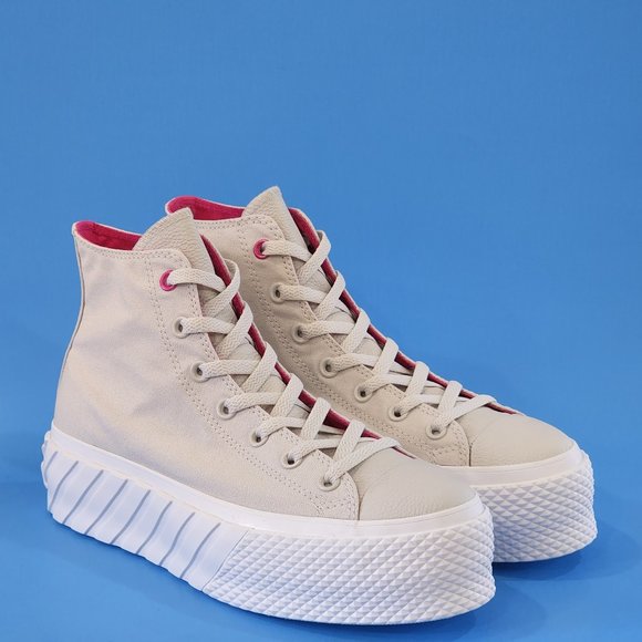 Converse | Shoes | Converse Ctas Surface Fusion Pale Putty Lift 2x ...